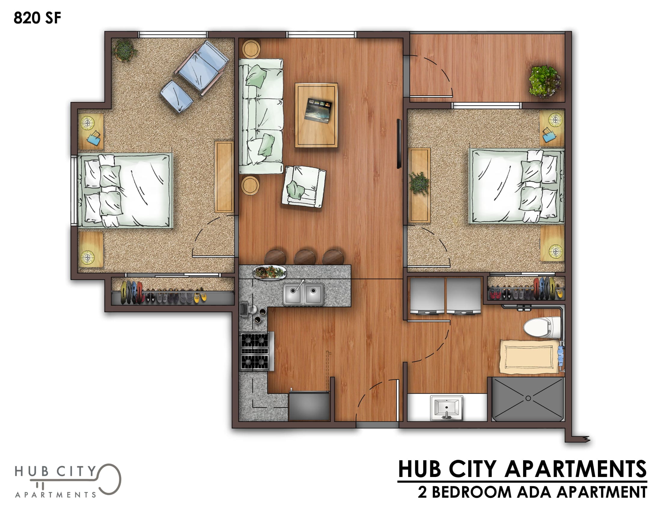 Floor Plans and Layouts To Consider | Hub City Apartments